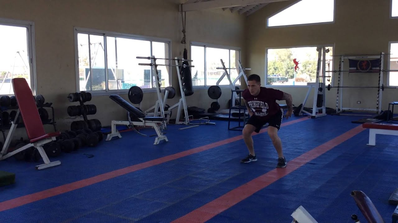 Non countermovement rotational jump and stick - YouTube