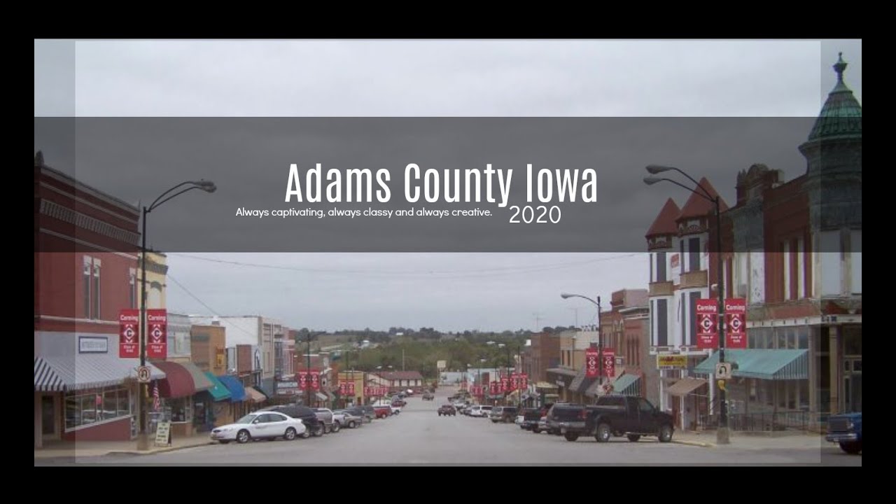Adams County Iowa 2020 - YouTube