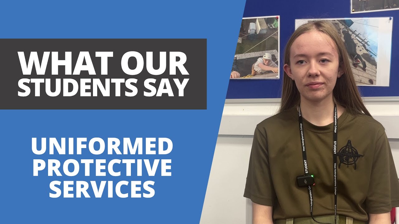 What our students say: Uniformed Protective Services - Fiona - YouTube