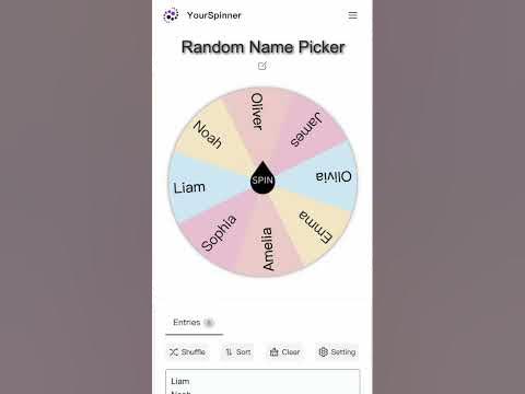 YourSpinner | Random Name Picker | Name Wheel | Simple Tool for ...