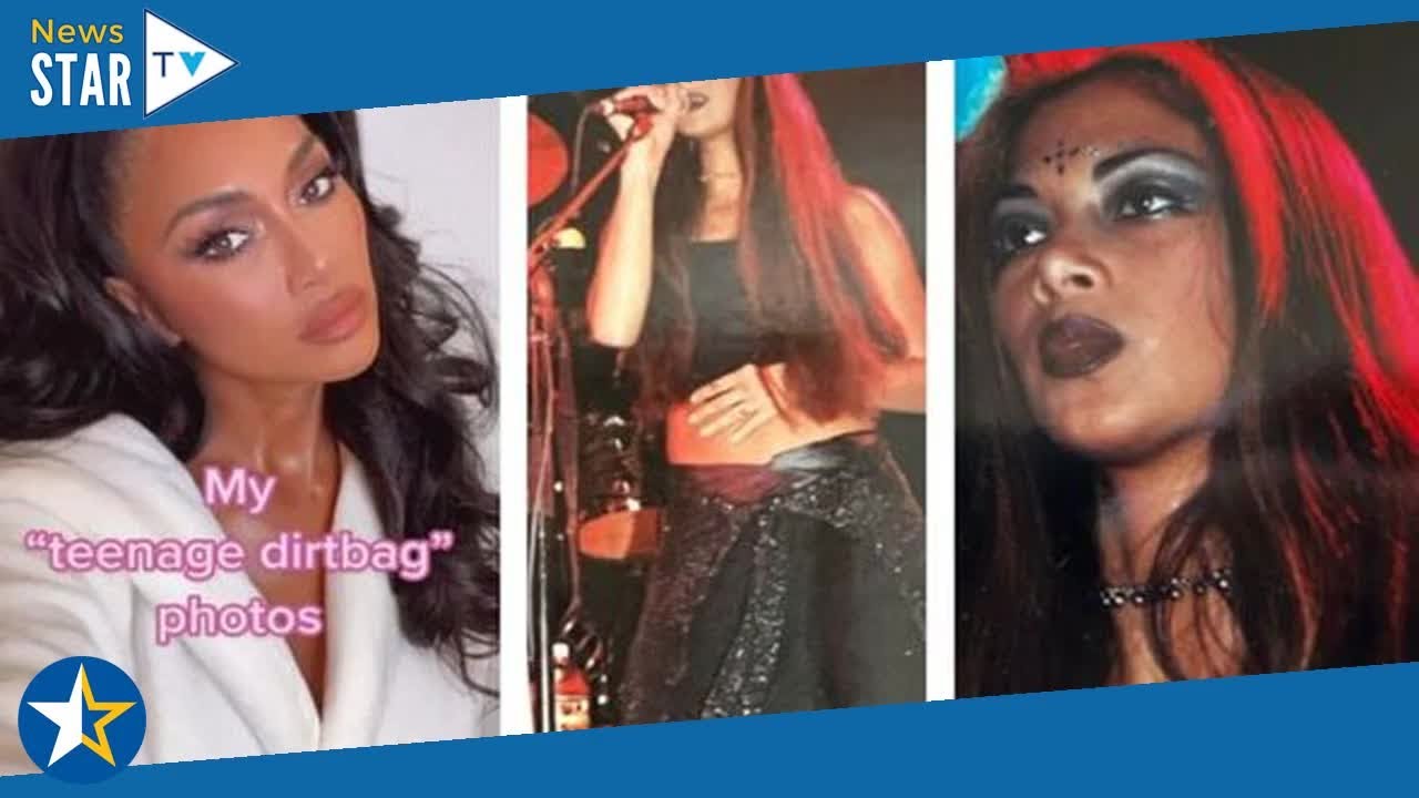 Nicole Scherzinger unveils teenage goth girl photos in black lipstick ...
