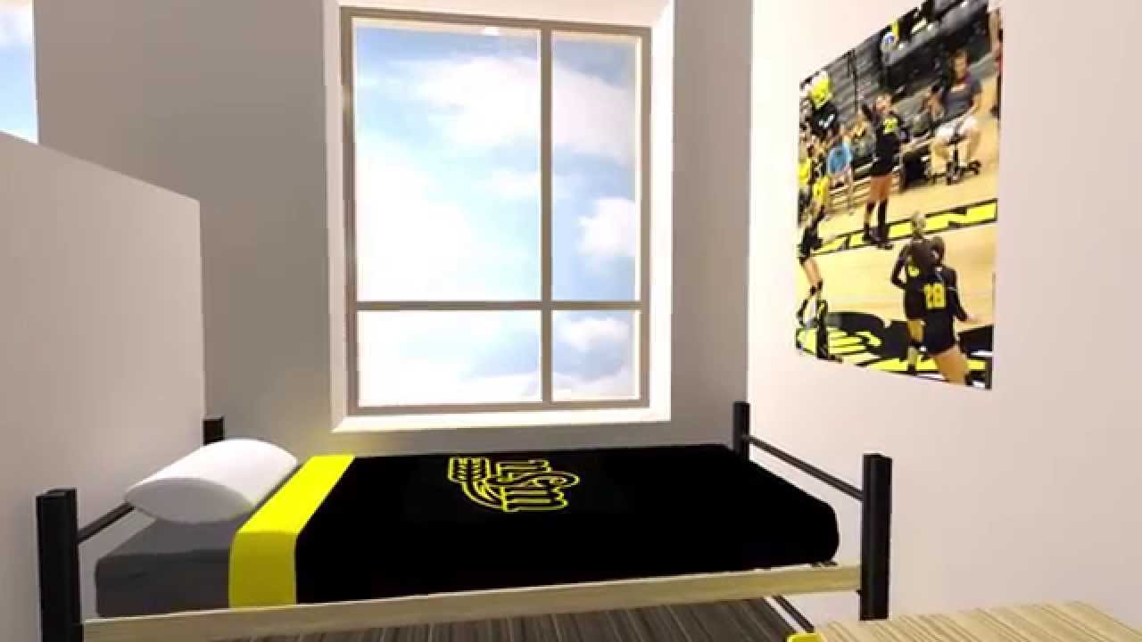 Shocker Hall Dorm Unit 4.0 Walkthrough - YouTube