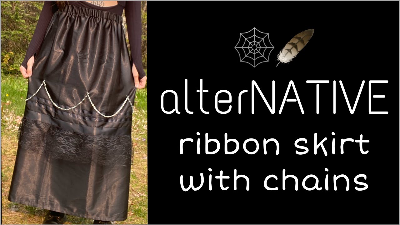 alterNATIVE Ribbon Skirt with Chains! - YouTube