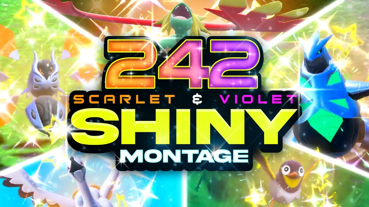 242 SHINY MONTAGE! Pokemon Scarlet and Violet Epic Shiny Reactions and ...