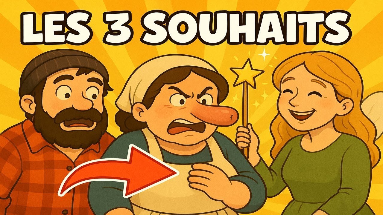 LES TROIS SOUHAITS / HISTOIRE ET CONTE POUR ENFANTS - YouTube