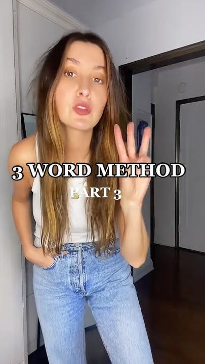 3 Word Method Part 3 : FINDING YOUR PERSONAL STYLE - YouTube