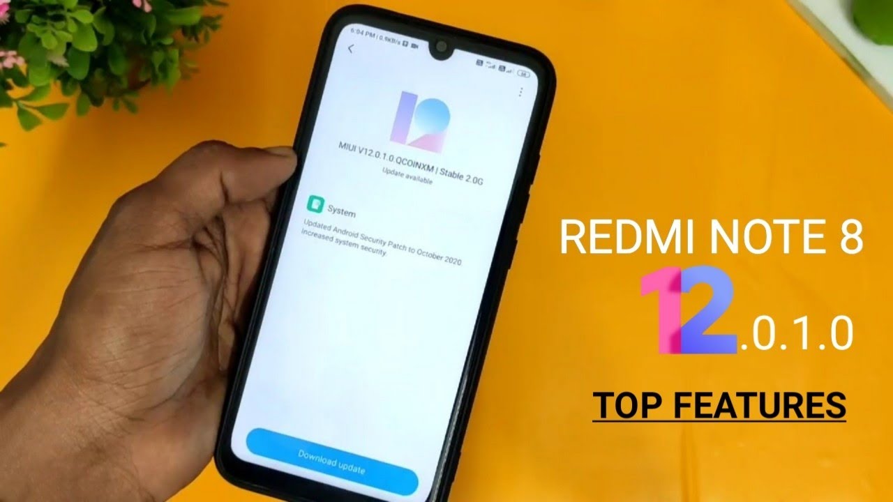 Official MIUI 12 Update for Redmi Note 8 | Miui 12 Update based on ...