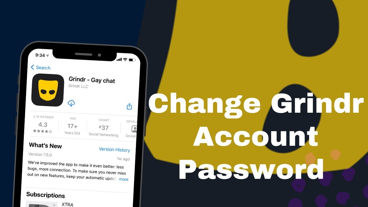 How To Change Password On Grindr - YouTube