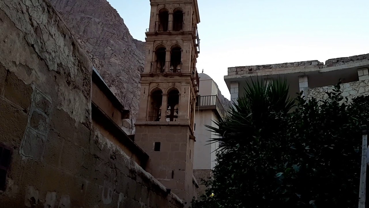 ξεναγηση στην ιερα μονη αγιας αικατερινας του σινα - YouTube