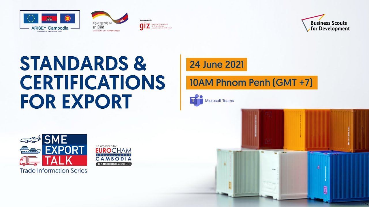 Webinar on Standards & Certification for Export - YouTube