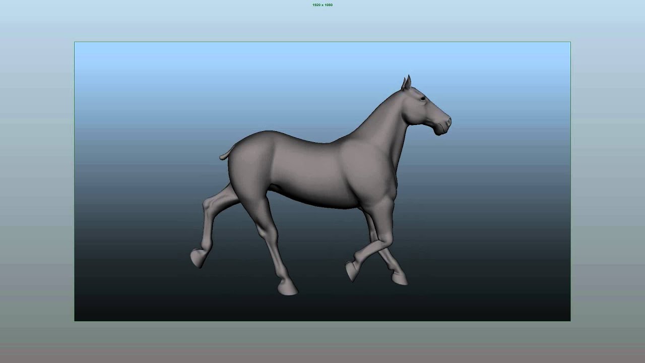 Animated Horse Trot - YouTube