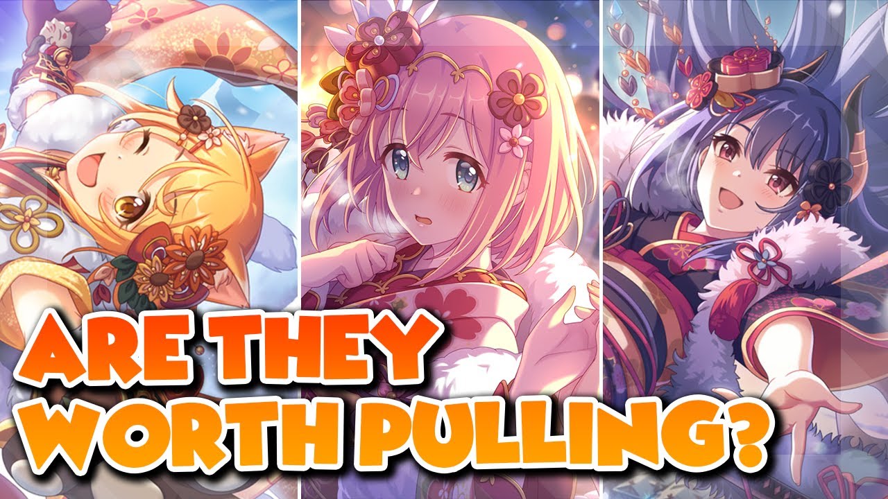 HOW GOOD IS 6-STAR NEW YEAR YUI, HIYORI AND REI? (Princess Connect JP ...