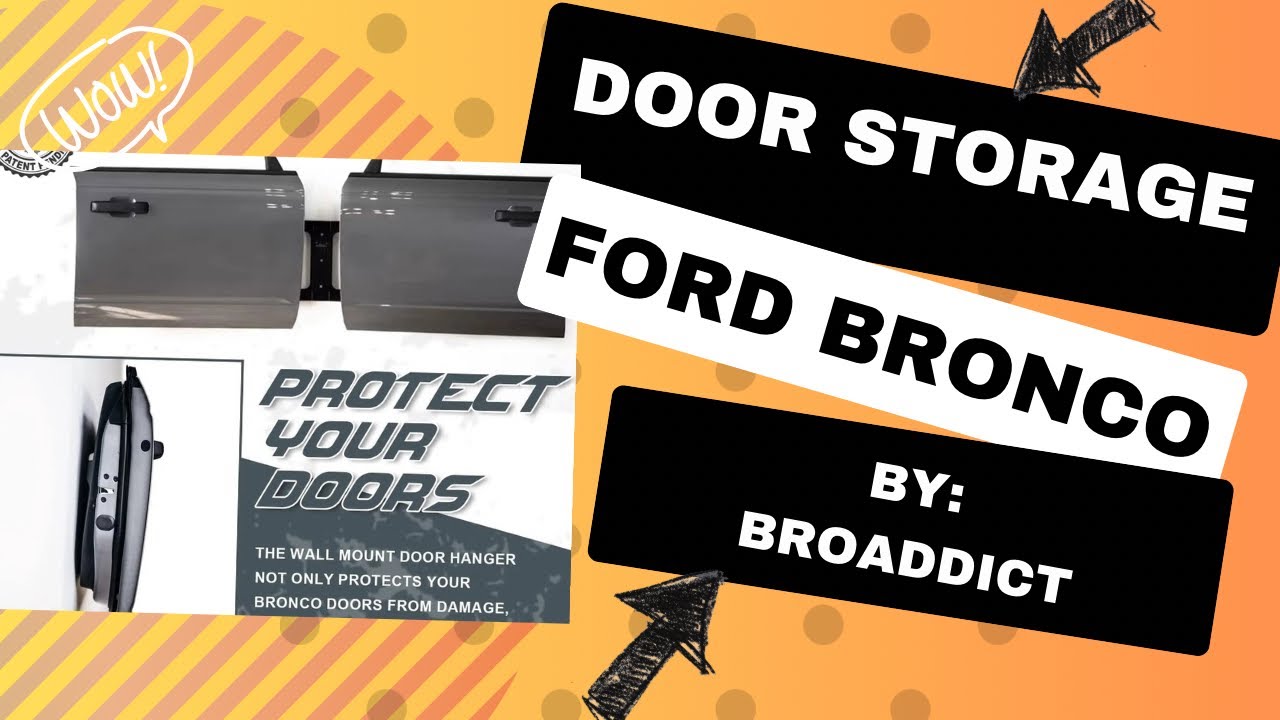 Ford Bronco - Bro, Add it! Door storage system - YouTube
