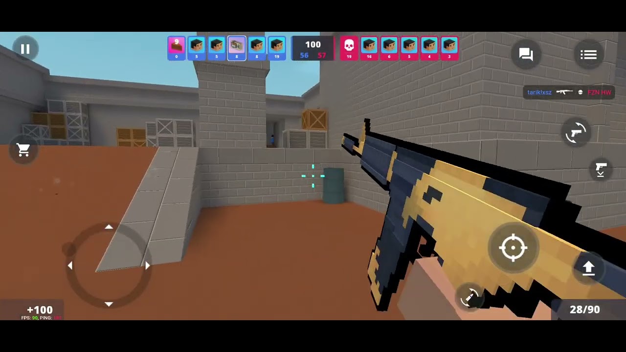 Block Strike - Team Deathmatch | Apoyando a equipo blue - GT - YouTube