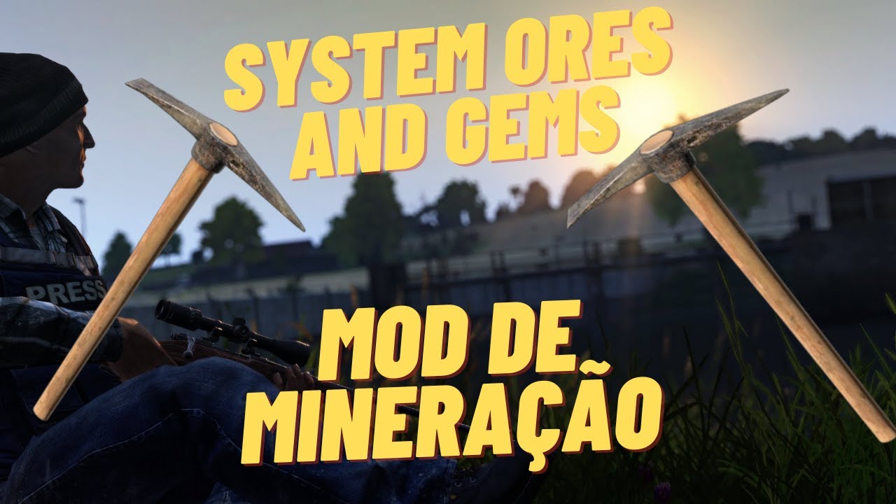 DAYZ-COMO UTILIZAR O MOD DE MINERAÇÃO [System Ores and Gems] - YouTube