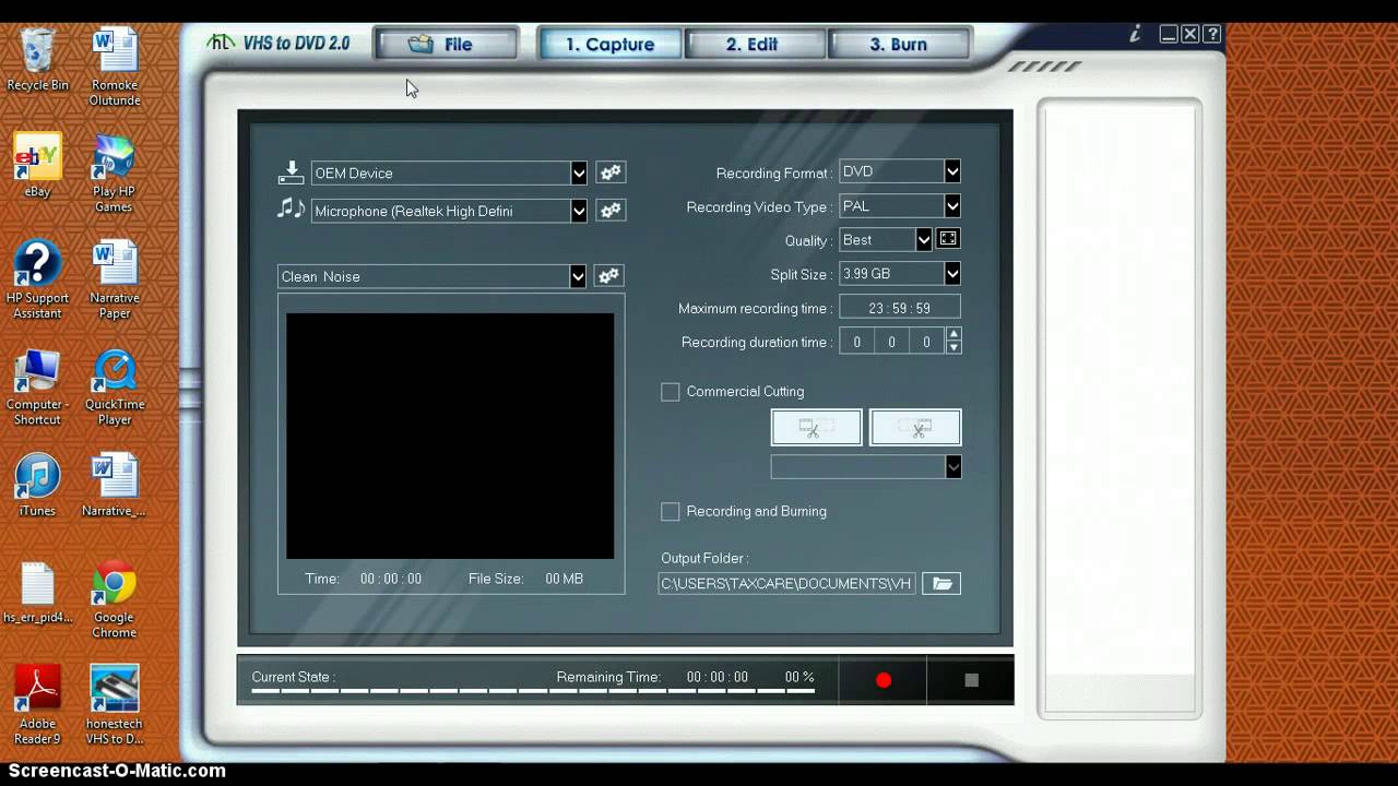 EasyCap problems - YouTube