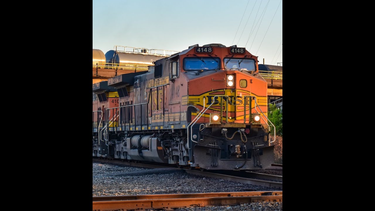 BNSF action on the Houston Sub! - YouTube