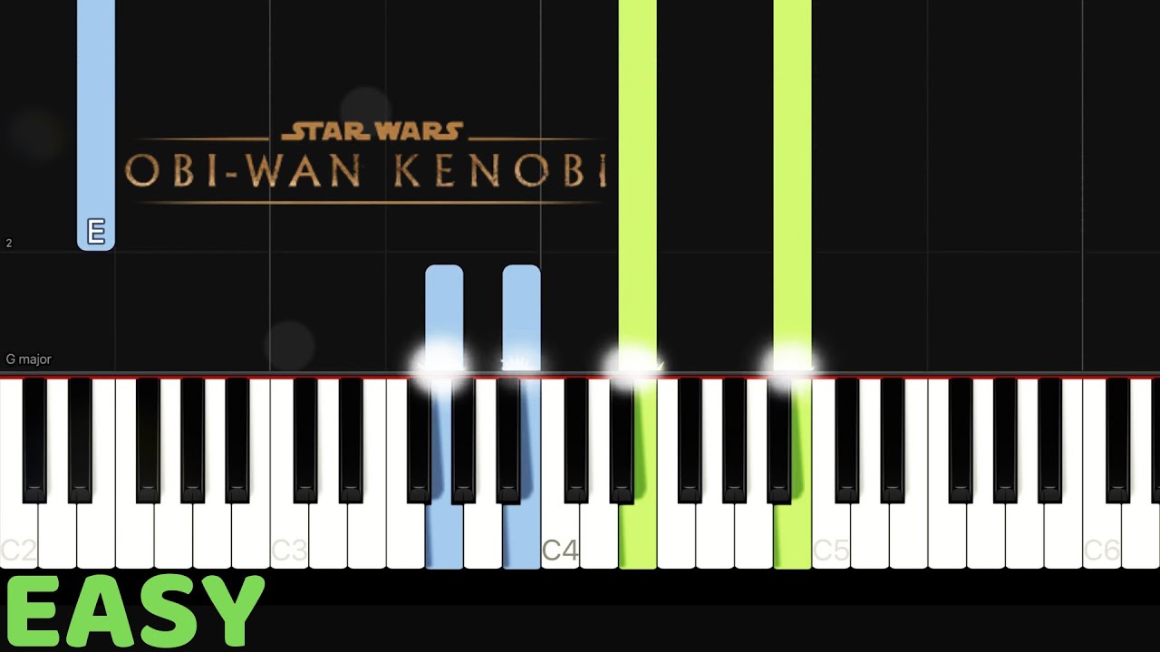 Obi-Wan Kenobi Trailer Song Theme - EASY - By Tunes With Tina - YouTube ...