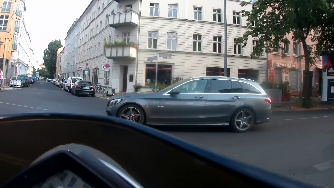 Berlin city stop-and-go with my Cagiva Raptor 650 IE - 75 HP - SJCam ...