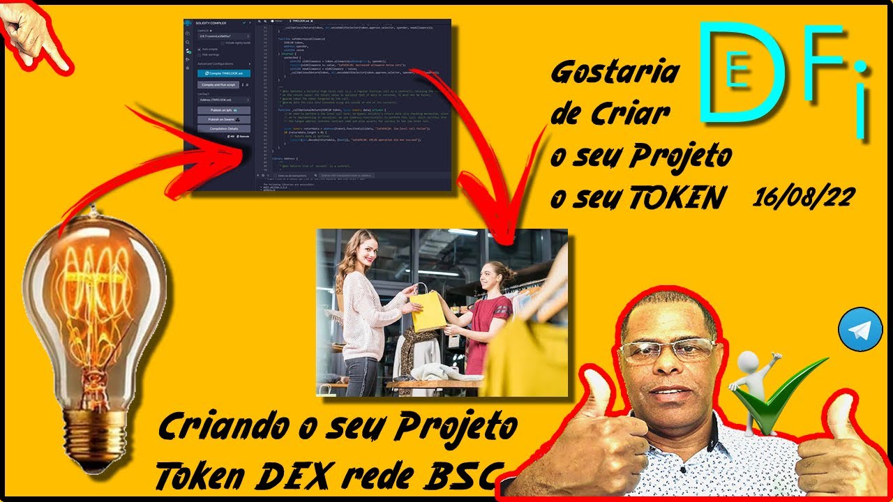 COMO CRIAR TOKEN O SEU PROJETO #CONTRATO #REMIX - YouTube