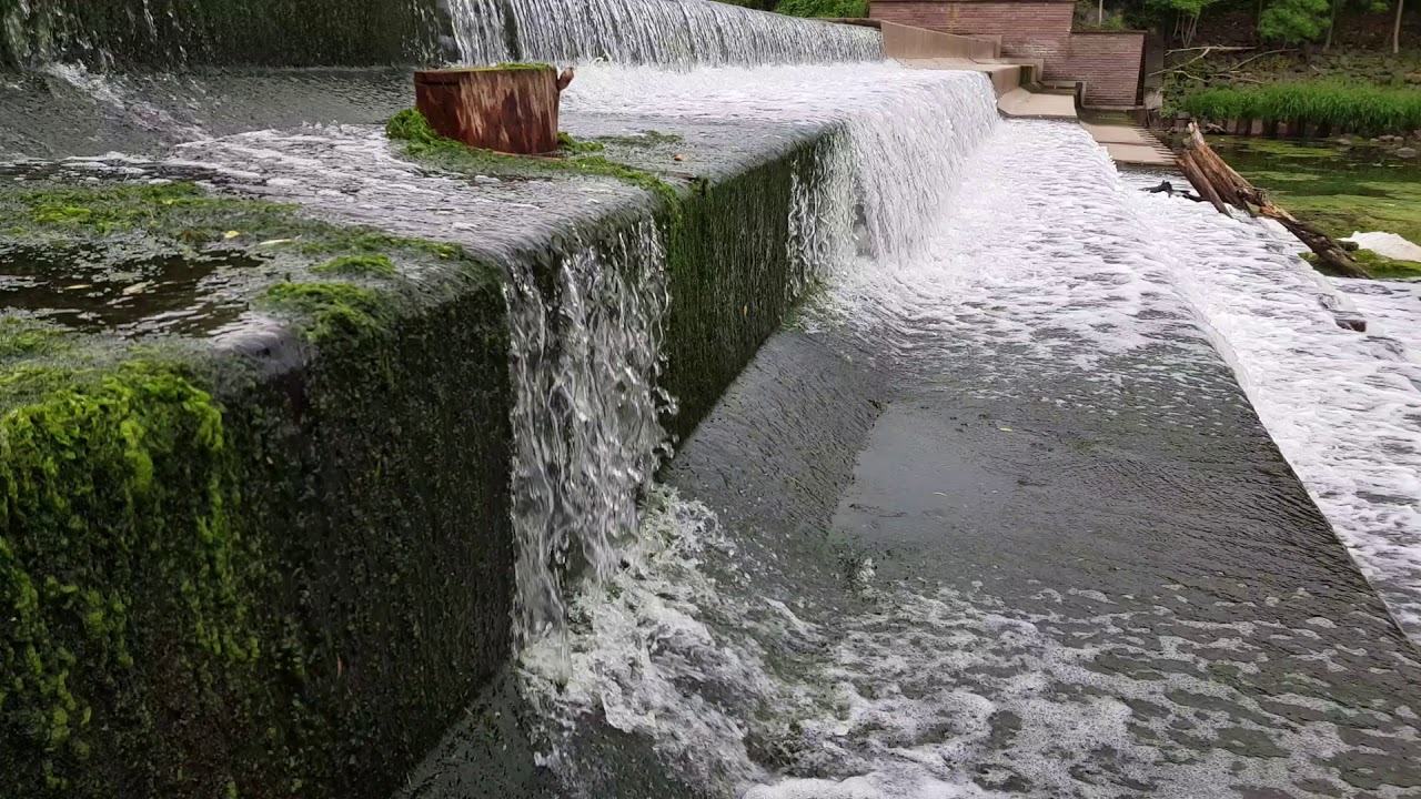 Waterfall with Sound of Water and river sounds for sleeping or for Yoga ...