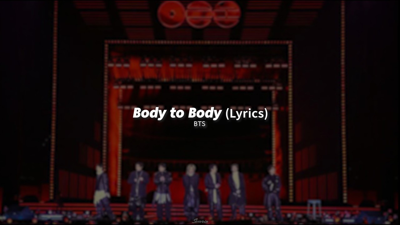 BTS - Body to Body | English Lyric Video - YouTube
