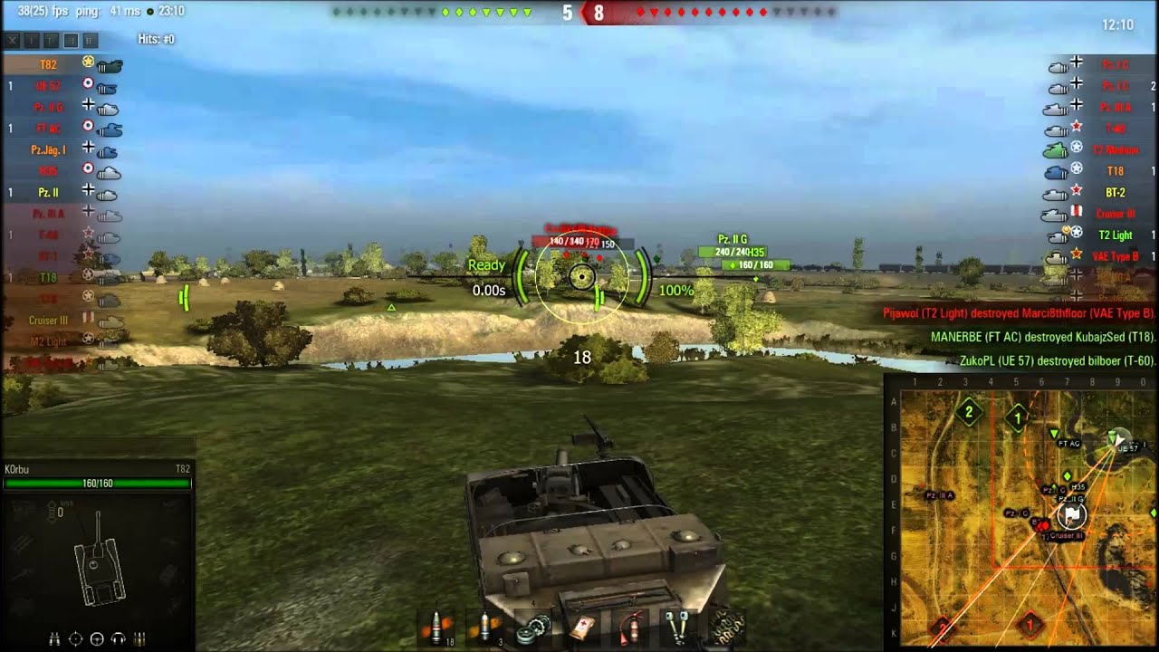 World of Tanks || T82 - Top Gun - YouTube