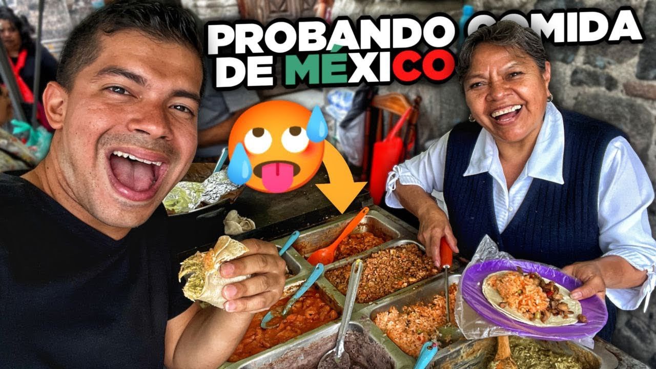 Probando COMIDA CALLEJERA en MÉXICO por PRIMERA VEZ 🌶️ - YouTube