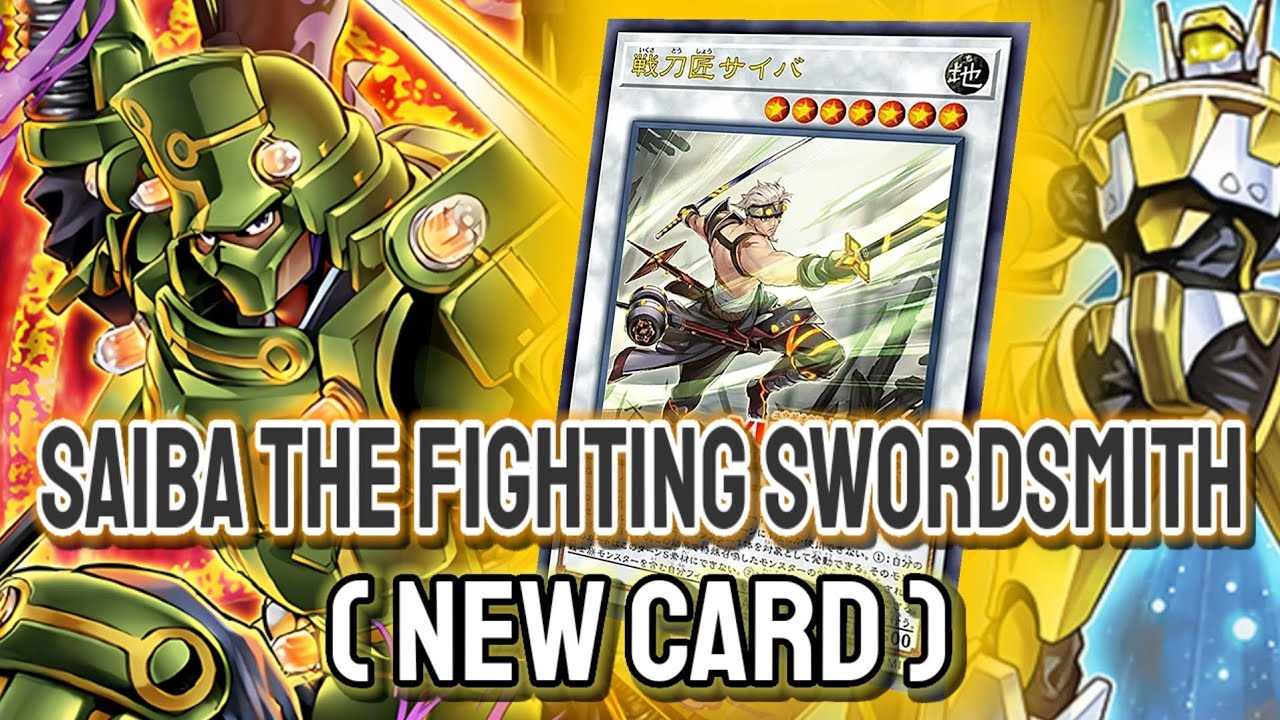 New Synchro Card !!👍 YGOPRO - Saiba the Fighting Swordsmith | Six ...