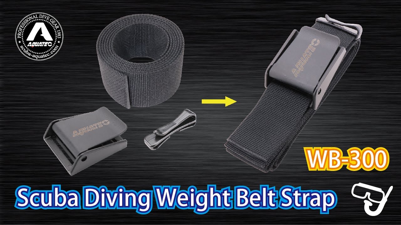 Scuba-Aquatec Diving Gear Guide】BK-205/WB-300 Weight Belt Installation ...