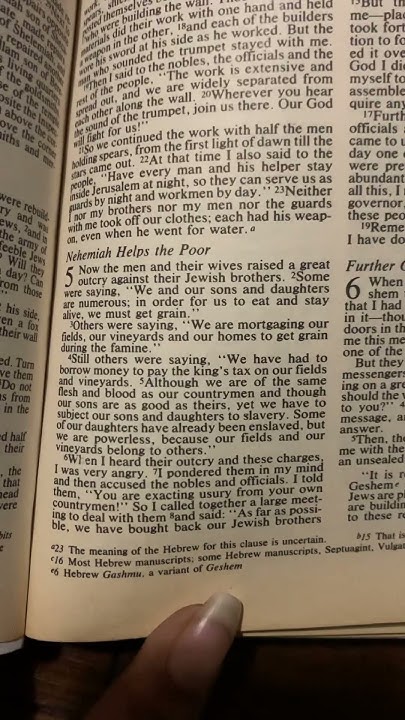 Let’s Read Together ️ Holy Bible page 271 Book of Nehemiah | NIV | Pause to Read ️ - YouTube