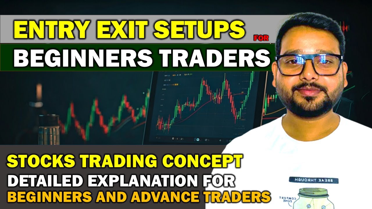 Entry Exit Setups for Beginners Traders | Stocks Trading concept ...
