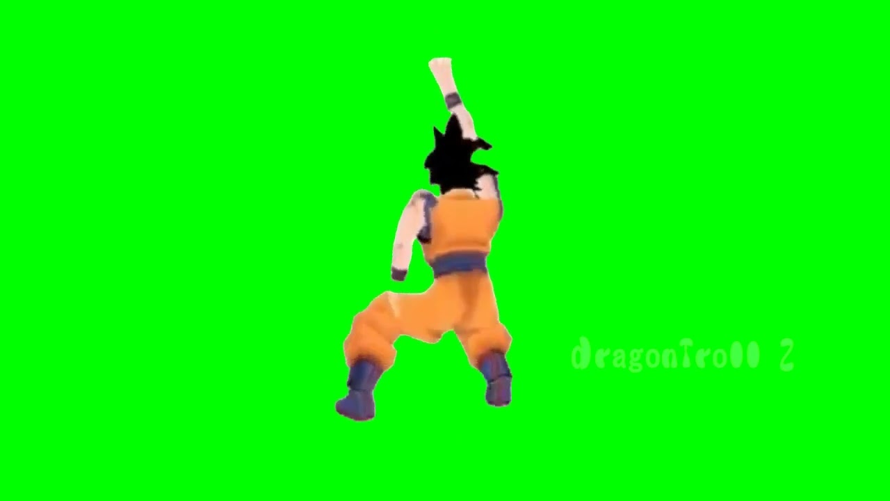 GOKU BAILANDO DTZ GREEN SCREEN - YouTube