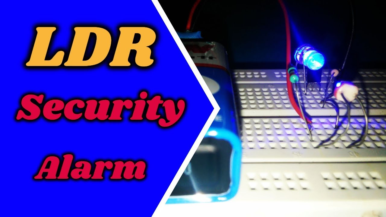 LDR security system using Transistor | Friends Innovation - YouTube