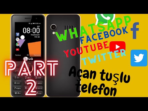 WhatsApp açan tuşlu Asker telefonu Türkiye'de tek! LG D370 TR🇹🇷 PART 2 !