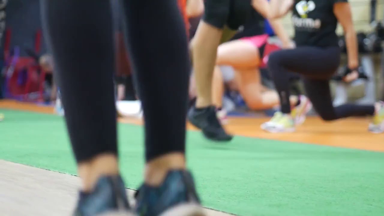 Fitness 14 People Exercising Free Stock Footage - YouTube