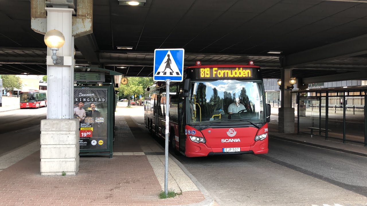 SL Buses at Tyresö city centre, Stockholm, Sweden (SL) - YouTube