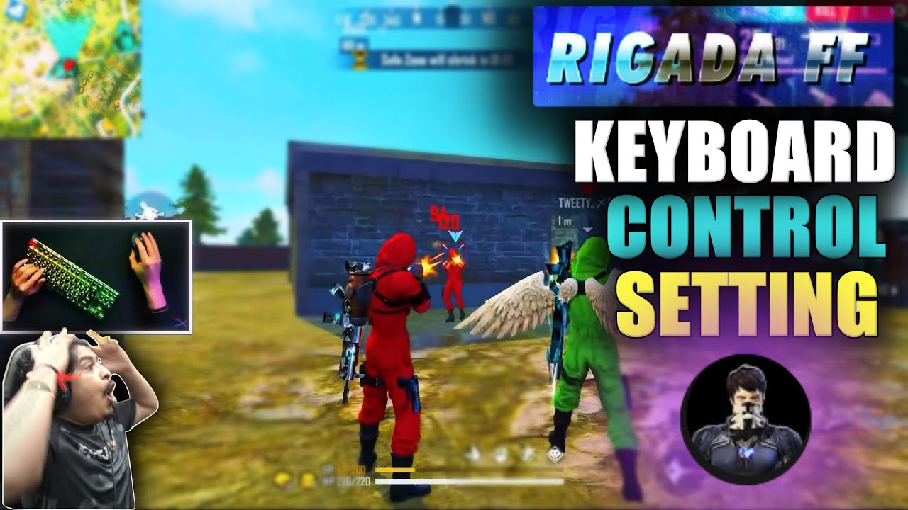 RIGADA FF Keyboard Control Setting | Play Like Rigada ff | free fire ...