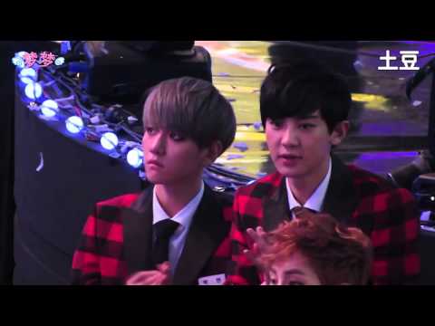 140123 Seoul Music Awards - CHANBAEK (focus)