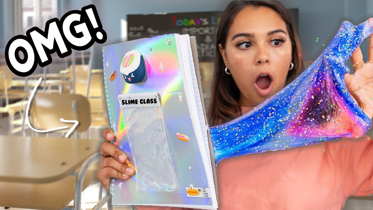 DIY Slime School Supplies For Back To School! Learn How To Diy Weird ...