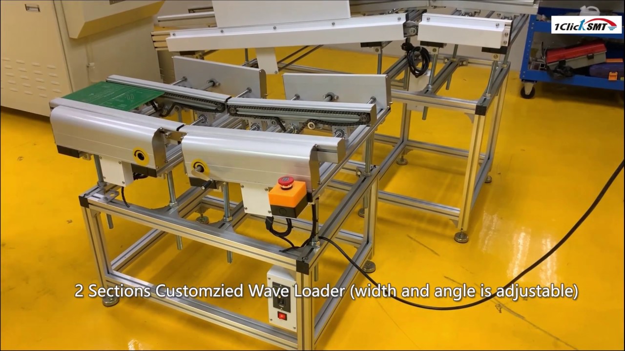 Customized Pin Chain Wave Soldering Machine Loader & Unloader - YouTube
