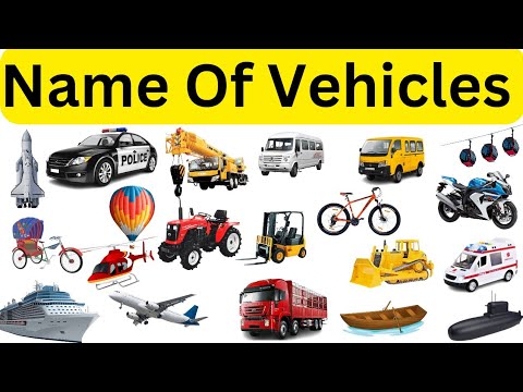 vehicle name | types of vehicles in English | vehicles vocabulary words ...