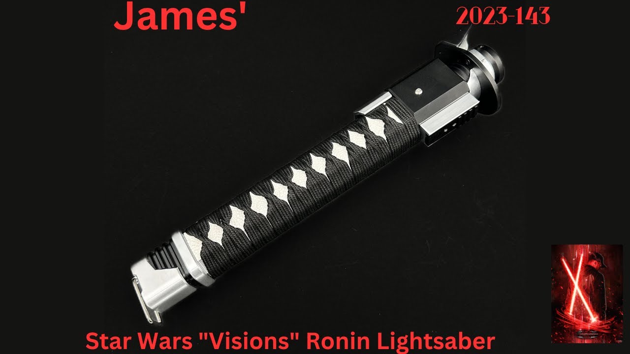 James' Star Wars "Visions" Ronin Neopixel Lightsaber with Neopixel Blade - YouTube