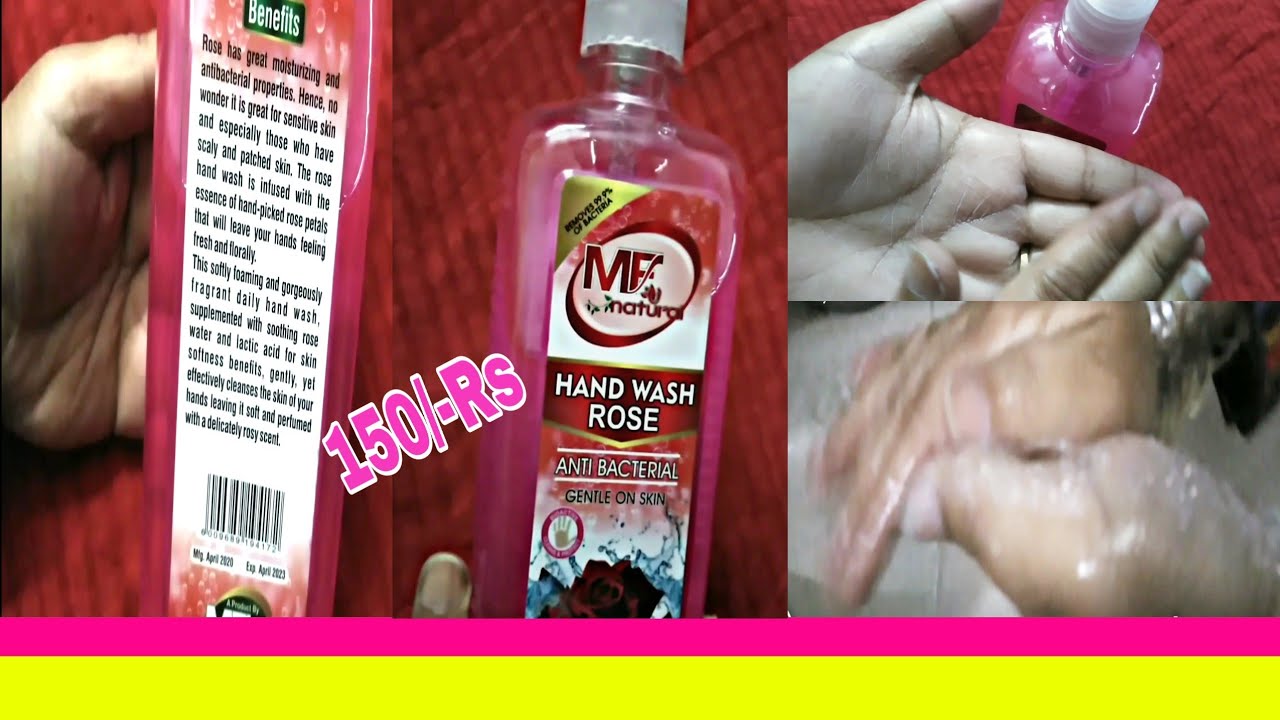 Skin Whitening Hand Wash | Anti Bacteria Rose Hand Wash | Hand Washing ...