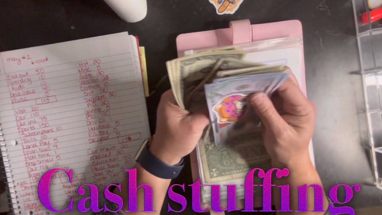 MAY CASH STUFFING #2! Stuffing $1062! Coin Challenge! # ...