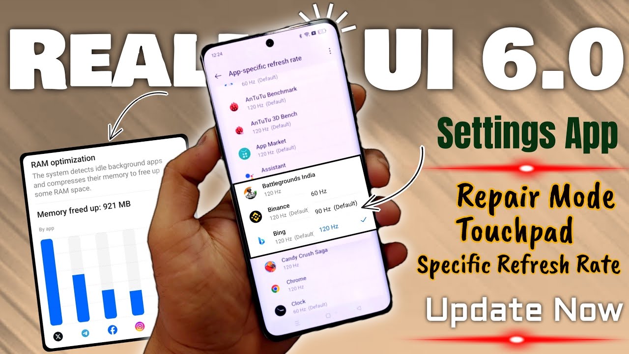 realme UI 6.0 Settings App With Specific Refresh Rate, Repair Mode ...