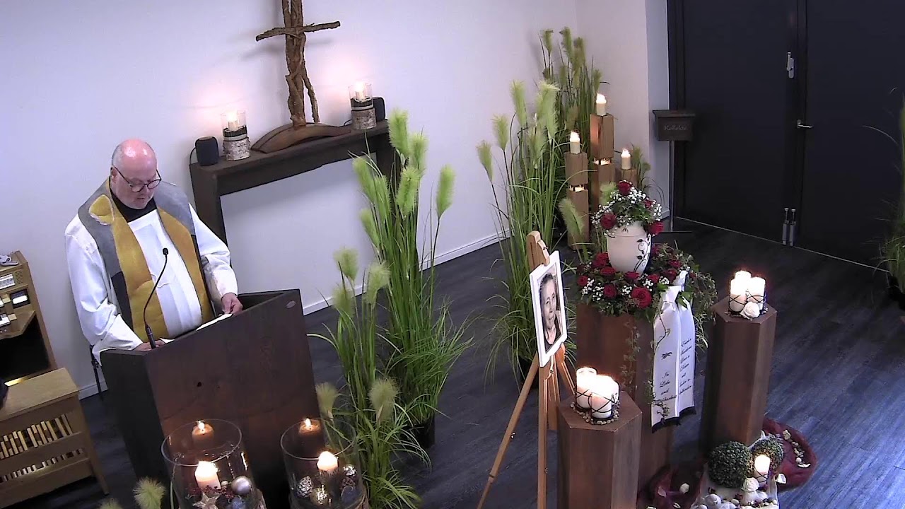 Trauerfeier im Gedenken an Anna Gall - YouTube