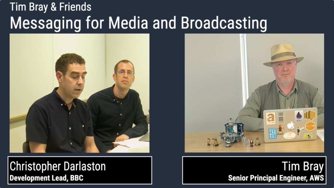Tim Bray and Friends | Messaging for Media and Broadcasting | Guests ...