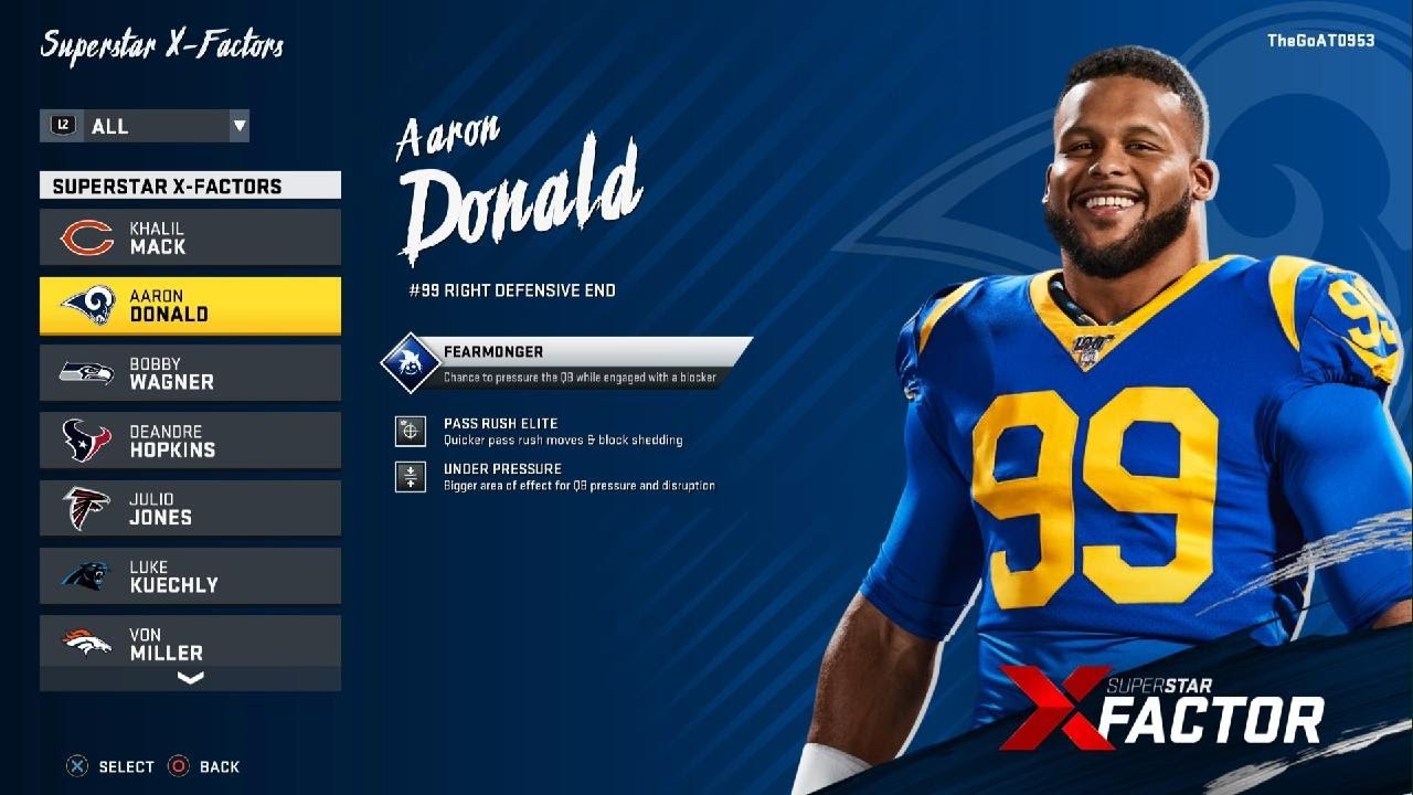 Madden NFL 20_ X Factor - YouTube