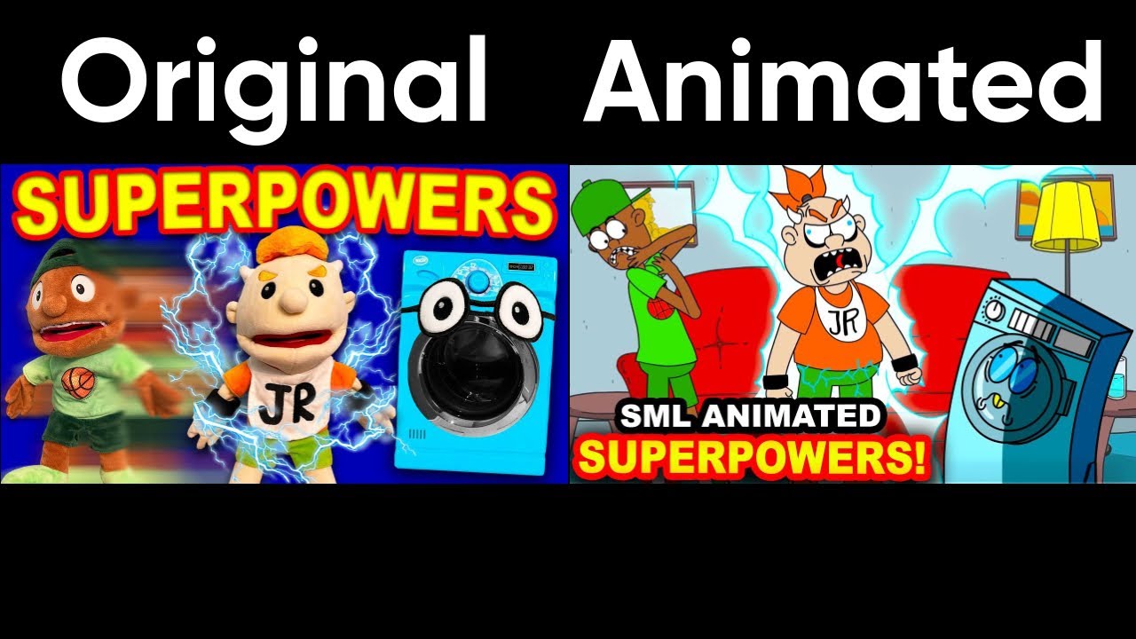 SML Movie: SuperPowers [Original & Animated Side By Side] - YouTube
